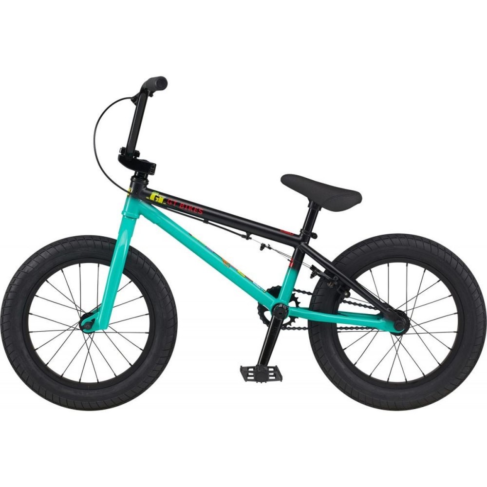 BMX GT PERFORMER 16" GREEN / BLACK 2022 - Cycles Evasion
